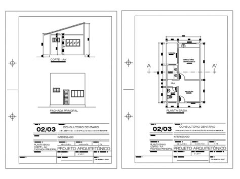Three Story House All Sided Elevation And Section Cad Drawing Details Dwg File Artofit