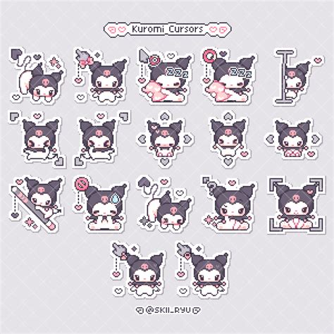 Kuromi Cursors ♡ Skii Ryus Ko Fi Shop