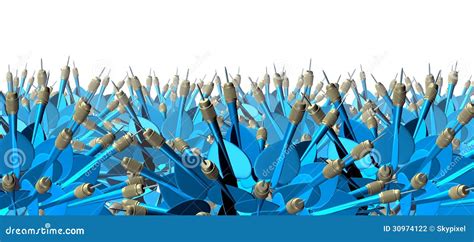Dart Border Stock Illustration Illustration Of Direction 30974122
