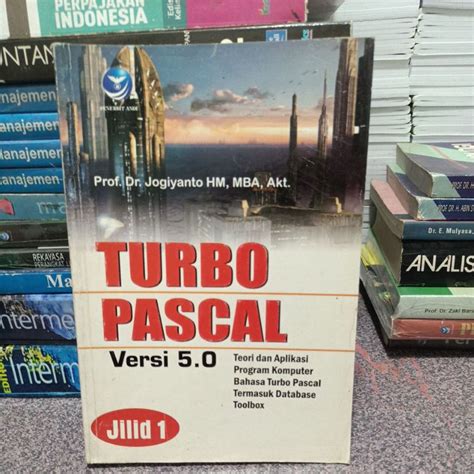 Jual Buku Bekas Original Turbo Pascal Versi 5 0 Jilid 1 Shopee Indonesia