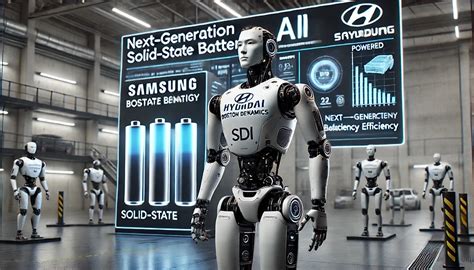 현대차 보스턴다이내믹스 X 삼성sdi 94조 휴머노이드 시장을 선도할 로봇 배터리 혁신