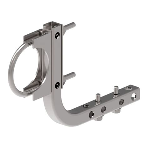 Rosemount™ B4 Coplanar Mounting Bracket 2 In Pipe Mount Bolts
