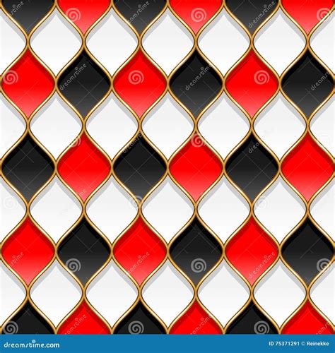 Modello Dell Arlecchino Illustrazione Vettoriale Illustrazione Di Fascino