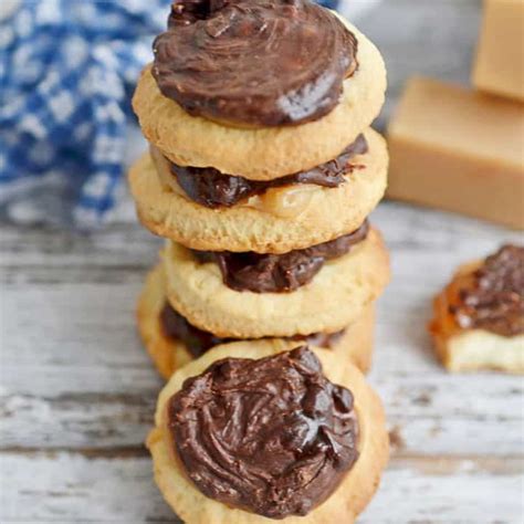 Easy Homemade Twix Cookies Recipe Organized Island