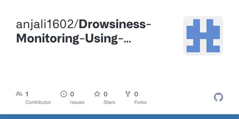 Github Anjali1602drowsiness Monitoring Using Opencv Python