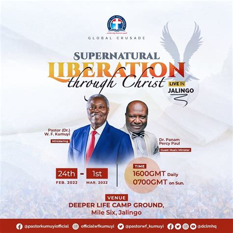 Supernatural Liberation Through Christ Jalingo Dclm Global Crusade 2022