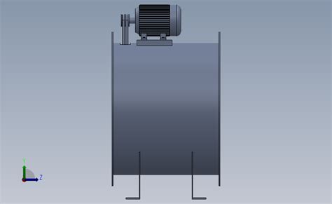 机翼型轴流风机[jsf ga 315ex] solidworks 2018 模型图纸下载 懒石网