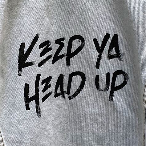 Keep Ya Head Up Hip Hop Lyrics Etsy
