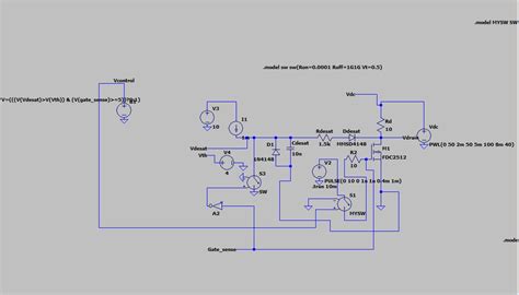 Mosfet Driver Modelling A Desaturation Detection Circuit On Ltspice
