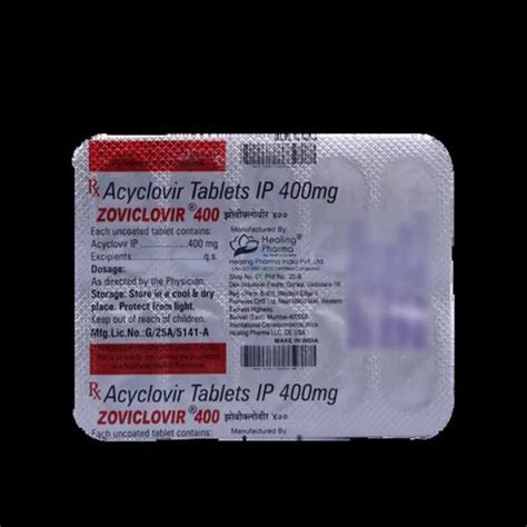 Acyclovir 400mg Tab At ₹ 200stripe In Bhopal Id 2854250839797