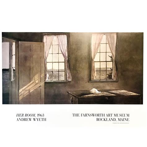 Her Room Andrew Wyeth Print Farnsworth Art Museum Store