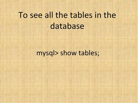 Mysql Ppt Databases Computer Software And Applications