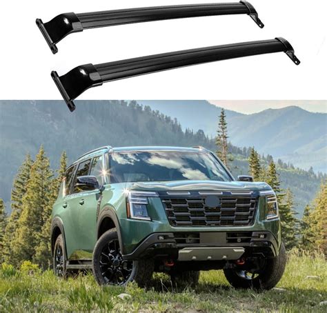 2pcs Roof Rack Rail Cross Bars Fit For Nissan Patrol Nissan