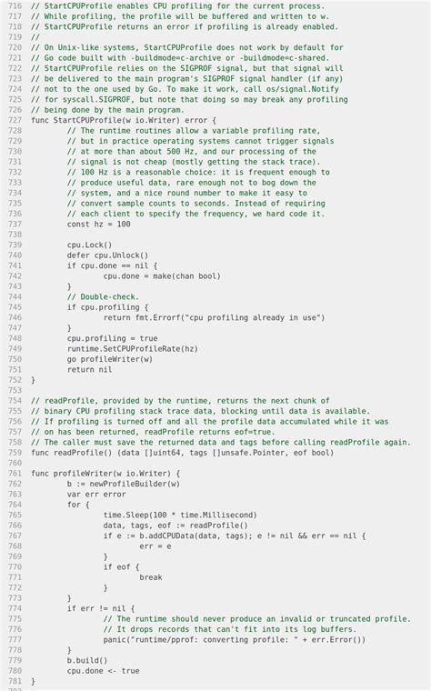 How To Do Frame Based Profiling In Go Rgolang