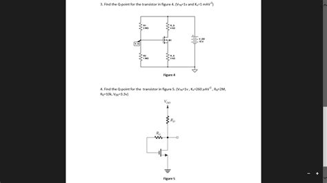 Solved Find The Q Point For The Transistor In Figure Chegg