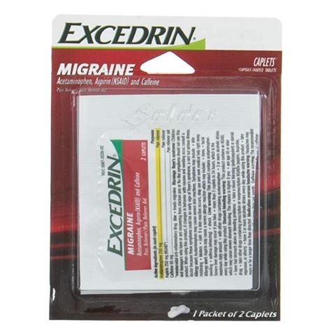 Wholesale Excedrin Migraine Headache Relief Single Dose Individual Packets Kellis T Shop