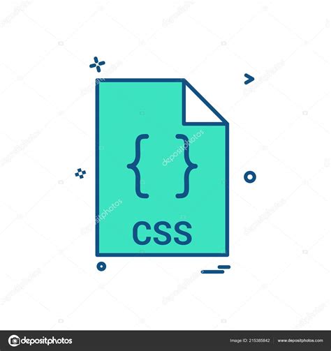 Css File File Extension File Format Icon Vector Design Stock Vector By ©ibrandify 215385842