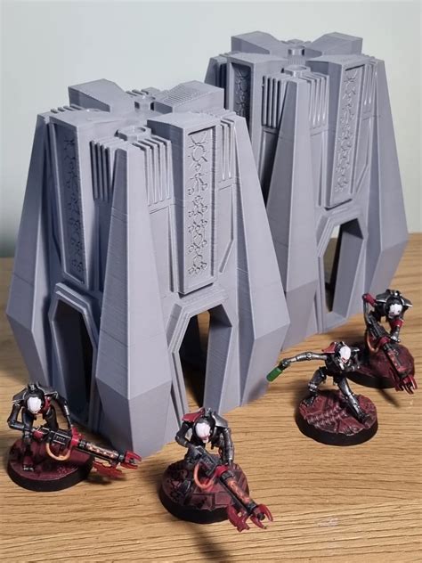 Necron Terrain Building Free 3d Print Model Makerworld