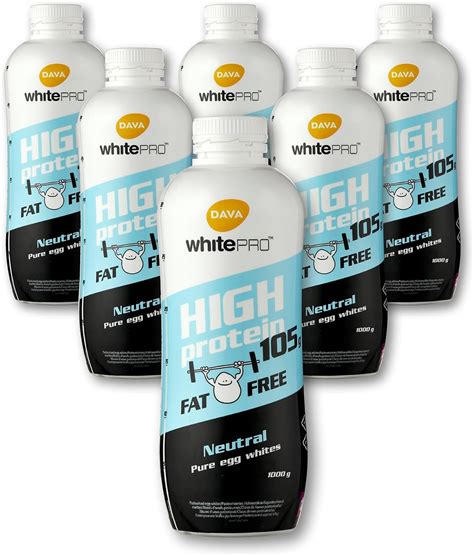 Whitepro™ Liquid Egg White 6x 1kg Bottles 105g Of Pure Protein Per
