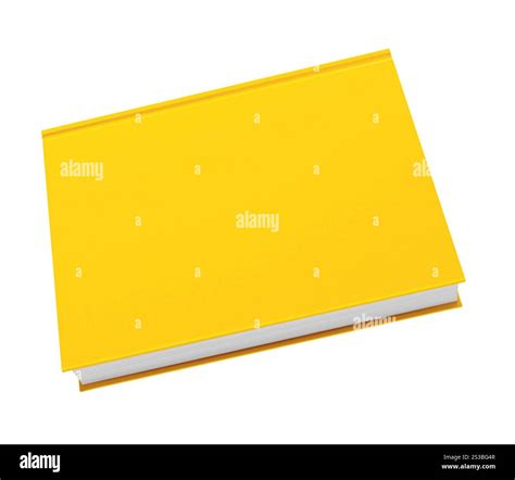 Yellow Book Isolated On White Background Yellow Book Isolated Stock