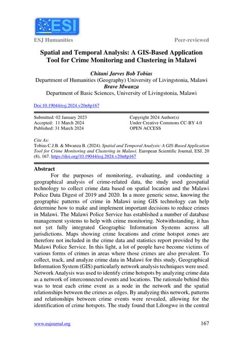 PDF Spatial And Temporal Analysis A GIS Based Application Tool For