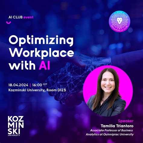 Kozminski Ai Club On Linkedin How To Optimize Your Workplace Using Ai