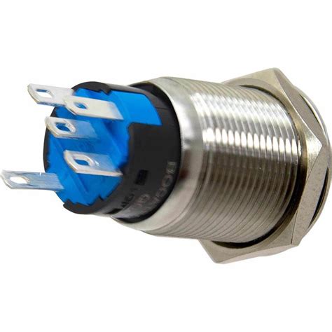 Bocatech Inc Mini Led Push Button Momentary Power Switch West Marine