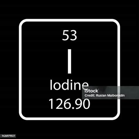 요오드 기호 주기율표의 화학 원소 벡터 일러스트레이션 0명에 대한 스톡 벡터 아트 및 기타 이미지 0명 과학 교육