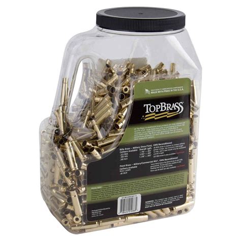 Top Brass 65 Creedmoor Rifle Reloading Brass 1000 Count Sportsmans Warehouse