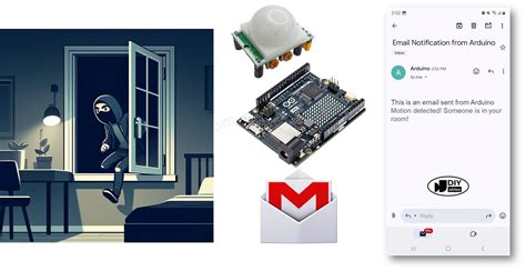 Arduino Notification Par Email Du Capteur De Mouvement