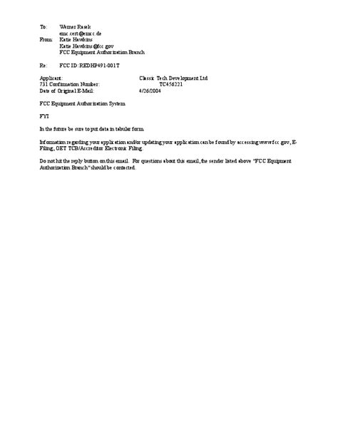 Classic Tech Development Ltd Device Database