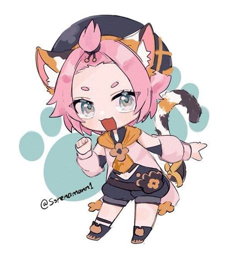 ДИОНА ЛУЧШАЯ Chibi Fan Art Kawaii Anime