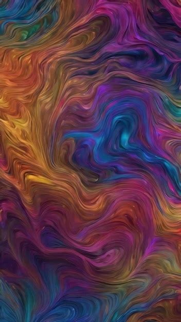 Premium Ai Image Texture And Abstract Fullframe Background Of Iridescent Metal Neural Network
