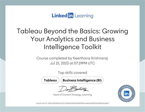 Keerthana Krishnaraj On Linkedin Certificate Of Completion