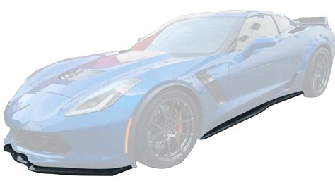 C7 Corvette Front Splitter 2014 2019 Atomic 6 Carbon Inc