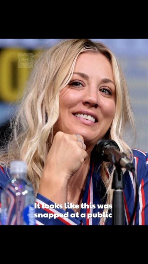 Kaley Cuocos Playful Side Shines At Public Event Behind The Scenes