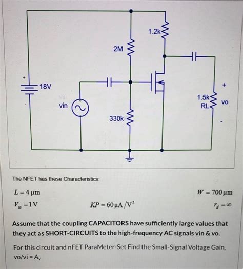 Solved The Diagram Below Shows An Mosfet Based Common Source