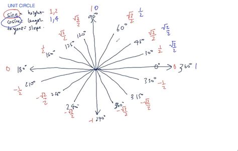 D Unit Circle Precalculus