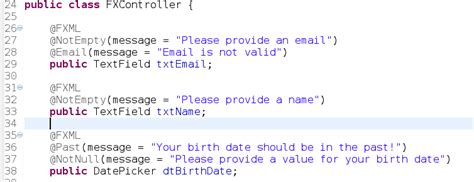 Aprendendo Javafx Javafx Com Bean Validation E Cdi 20