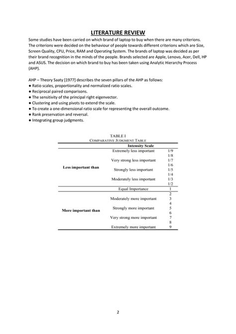 analytical hierarchy process ahp pdf
