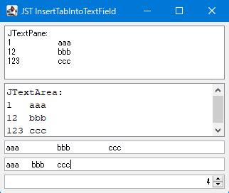 Jtextfield Java Swing Tips