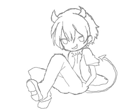 Chibi Devil Drawing