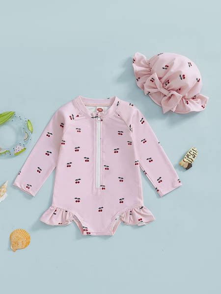 Купальник слитный Девочки Nzbz красный размер 80 Китай Наплечники Орнамент Полиэфир купить C