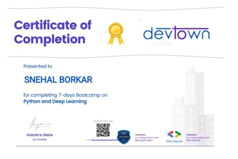 Snehal Borkar On Linkedin Devtown Python Deeplearning