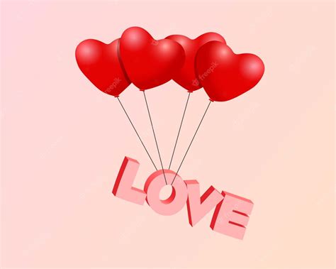 Premium Vector The Inscription Love Vector Illustration