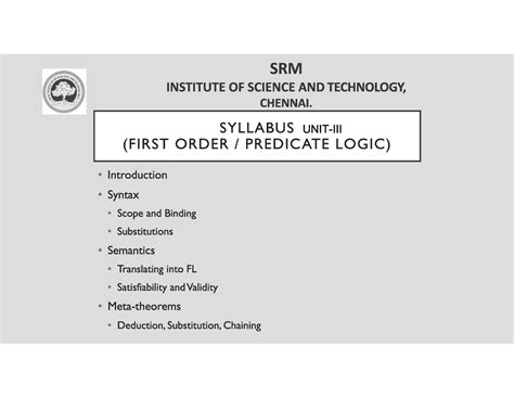 Unit 3 For Computational Logic Computational Logic Studocu
