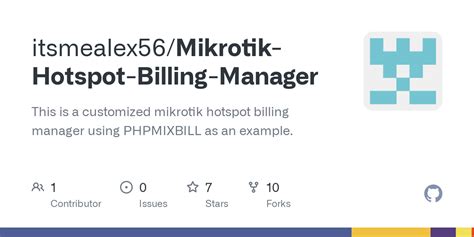 GitHub Itsmealex Mikrotik Hotspot Billing Manager This Is A Customized Mikrotik Hotspot