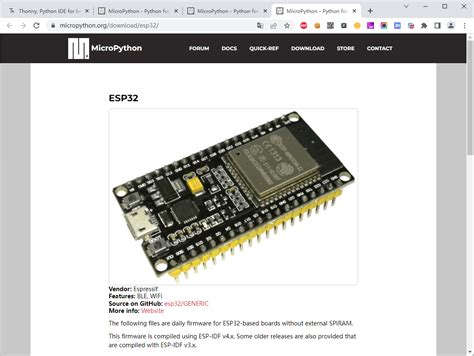 Thonny Micropython Esp32开发环境搭建 Bytezonex 探索web开发资源和人工智能教程的代码社区