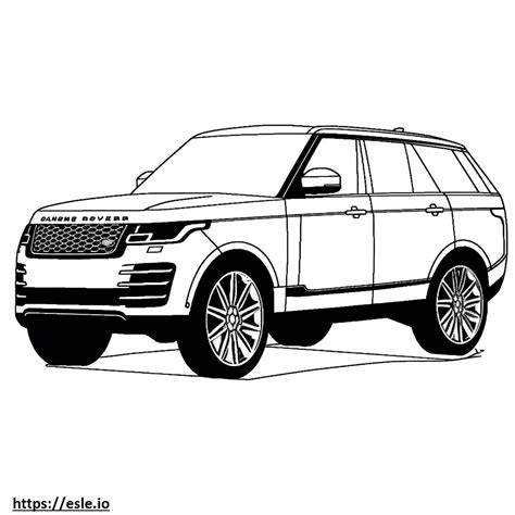 Rover Land Lightweight Coloring Defender Cars Range Series Drawing Landrover Race Jeep Drawings
