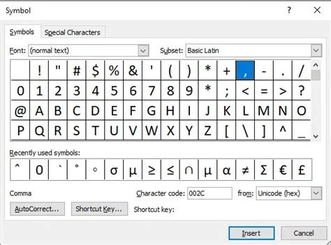 Comma Symbol Meaning Type On Keyboard Copy And Paste Symbol Hippo